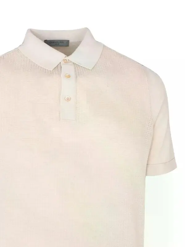 Corneliani Knitted Cotton Polo Shirt