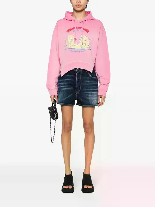 Dsquared2 Baggy Superstar Denim Shorts