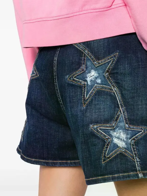 Dsquared2 Baggy Superstar Denim Shorts