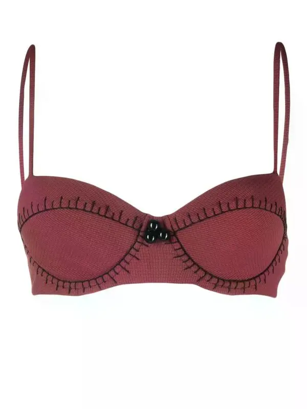 Marysia Balconette Style Bikini Top - Red