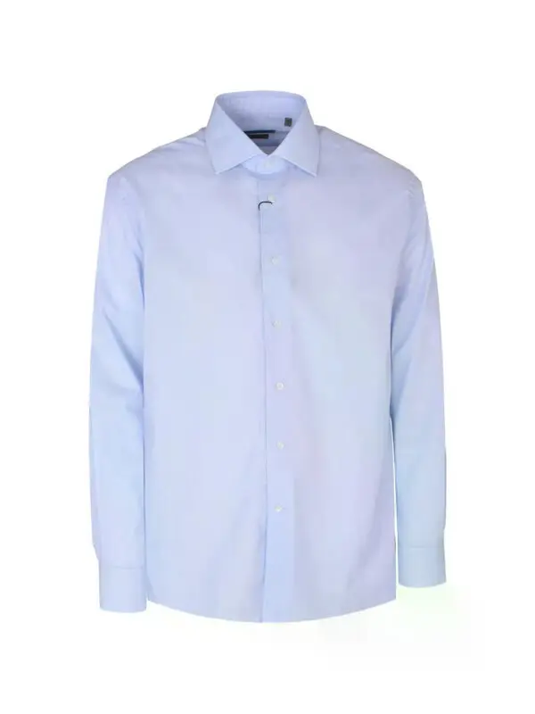 Corneliani Spread-collar Button-up Shirt - Blue