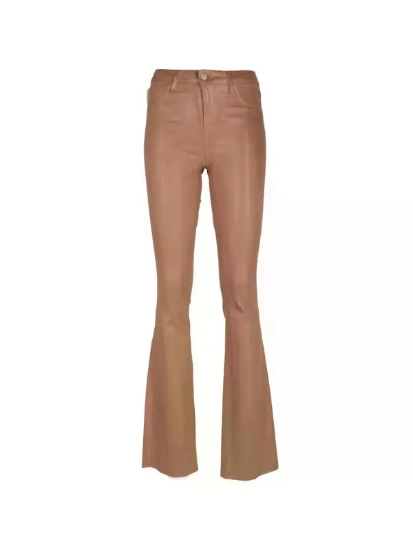 L'Agence Ruth Raw-hem Jeans - Brown