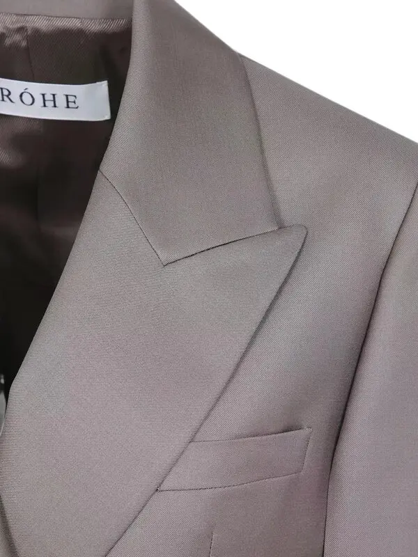 RÓHE Peak-lapels Single-breasted Blazer