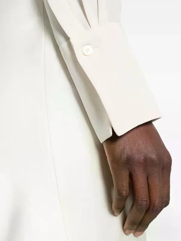 Victoria Beckham Gerogette Draped-collar Blouse