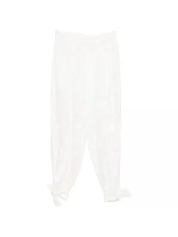 Zimmermann Solstice Polka-dot Trousers - Neutrals