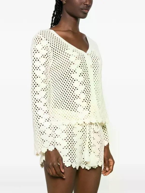 Posse Saskia Crochet-knit Cardigan