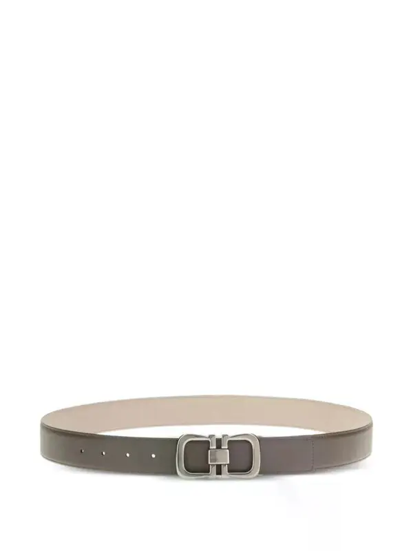 FERRAGAMO Gancini Reversible Belt - Black