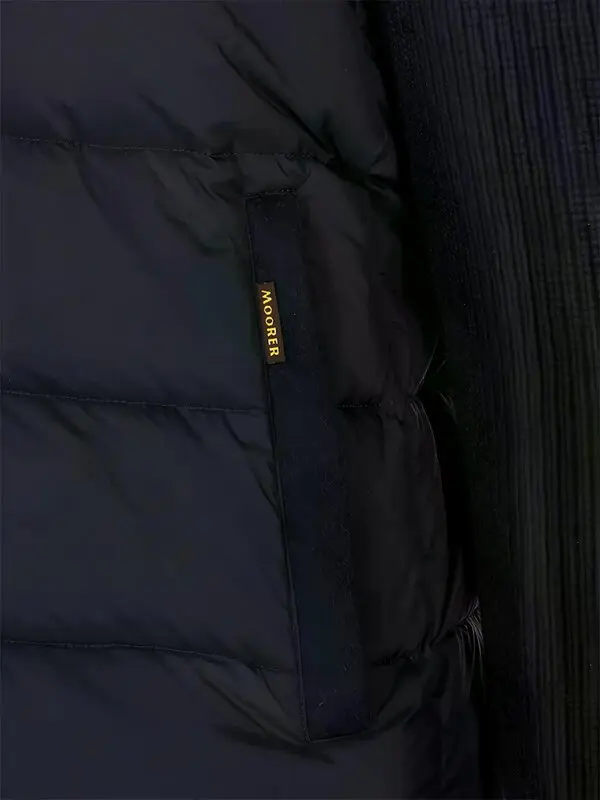 MOORER Zip-up Hooded Jacket