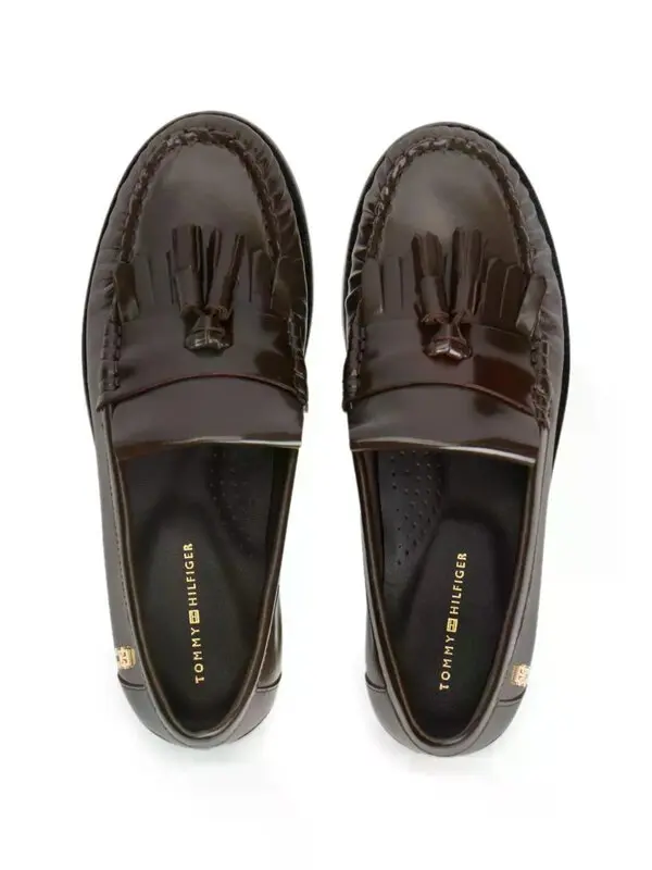 Tommy Hilfiger Tassel Leather Loafers