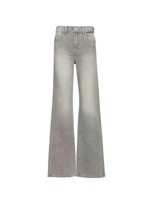7 For All Mankind Tess Wide-leg Jeans - Grey