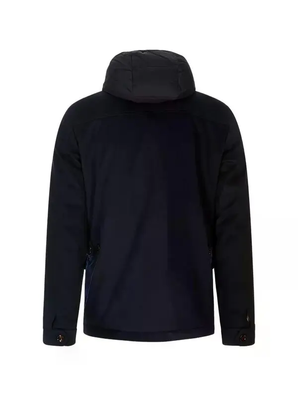 MOORER Hooded Multi-pocket Jacket