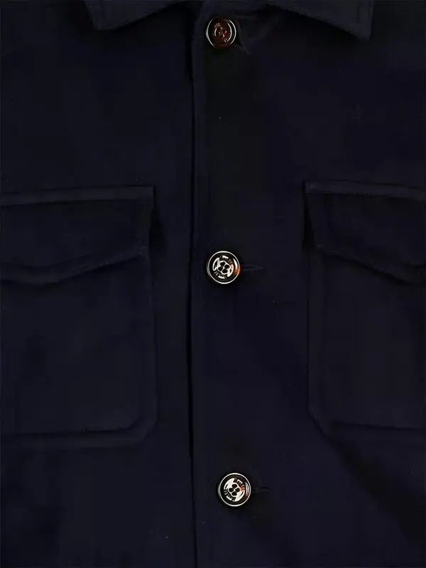 MOORER Hooded Multi-pocket Jacket