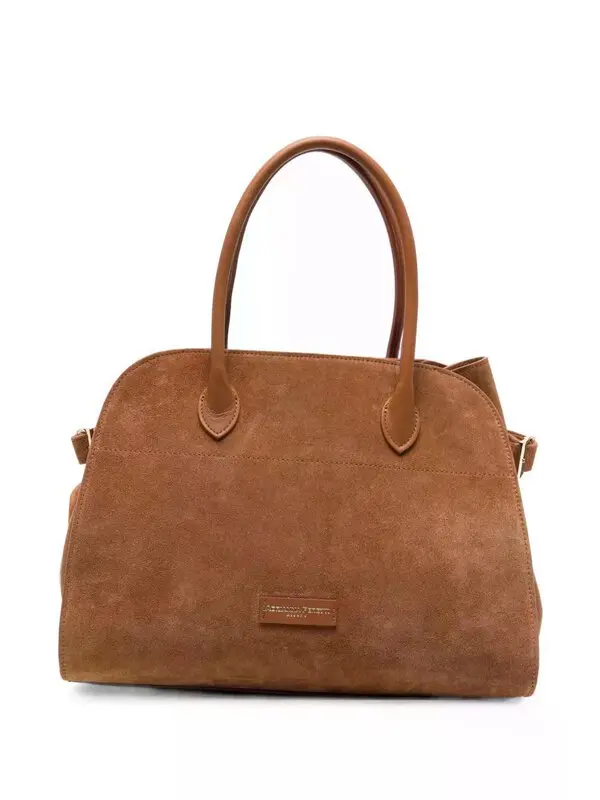 ADRIANNA FERETTI Suede Tote Bag