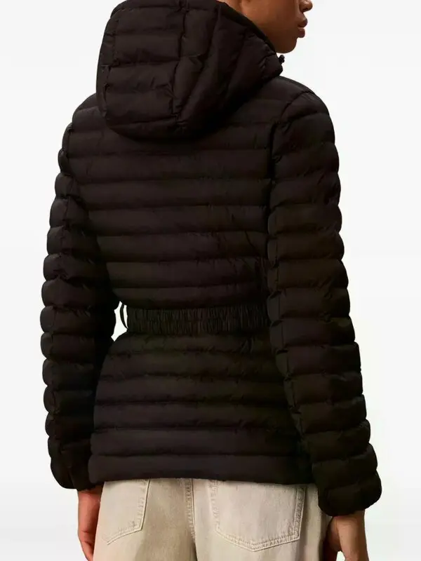Calvin Klein Belted Hooded Puffer Jacket