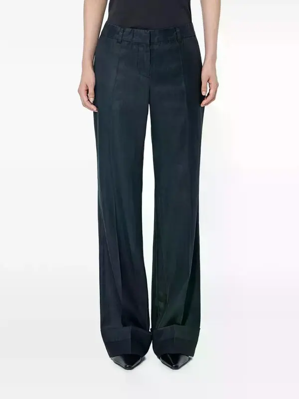 Our Legacy Wide-leg Tailored Trousers - Black