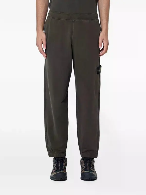 Stone Island Logo-patch Track Pants - Brown