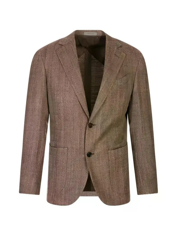 Corneliani Herringbone-weave Blazer