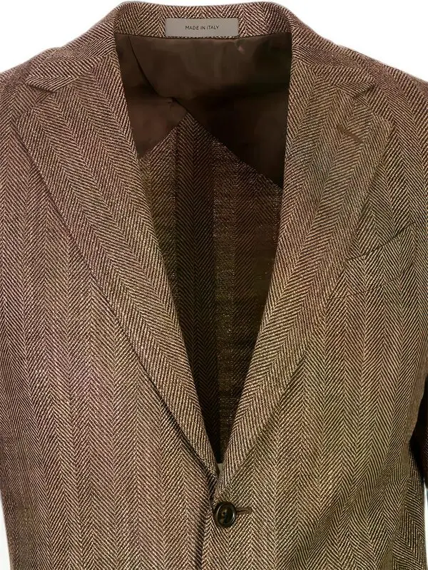 Corneliani Herringbone-weave Blazer
