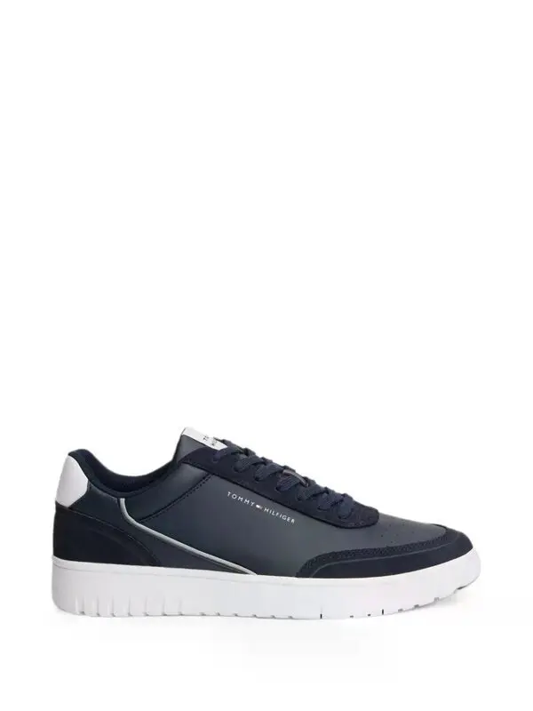 Tommy Hilfiger Logo-print Panelled Sneakers - Blue
