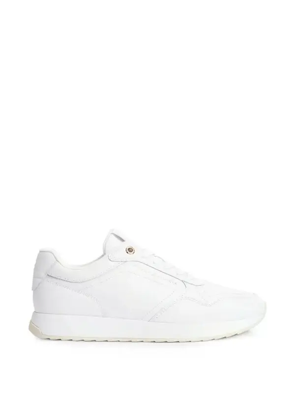 Tommy Hilfiger Logo-plaque Lace-up Sneakers - White