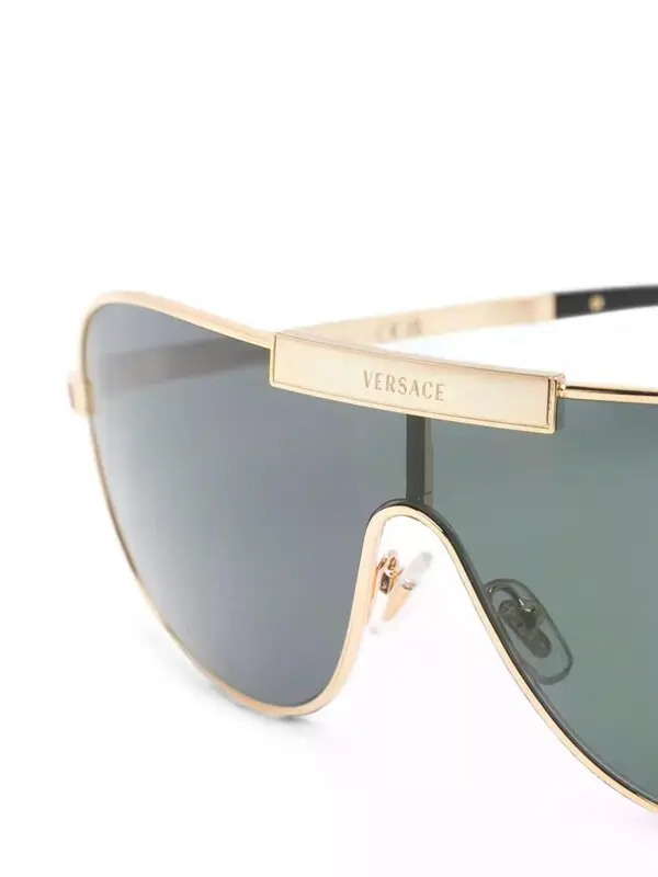 Versace Greca Flow Mask Pilot-frame Sunglasses