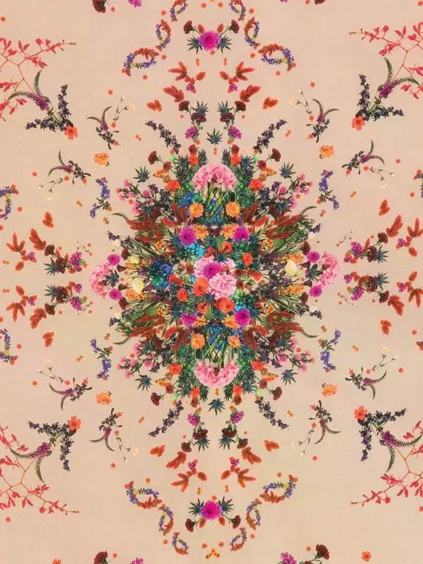 OSKLEN Floral-print Scarf - Neutrals