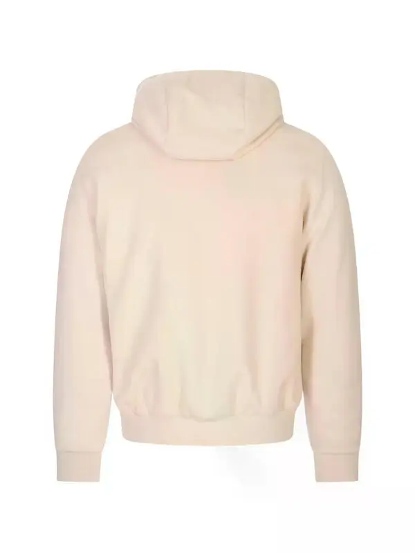 MOORER Hooded Zip-up Jacket - Neutrals