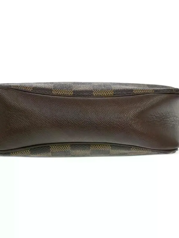 LOUIS VUITTON 2002 Trousse Makeup Damier Mini Bag - Brown