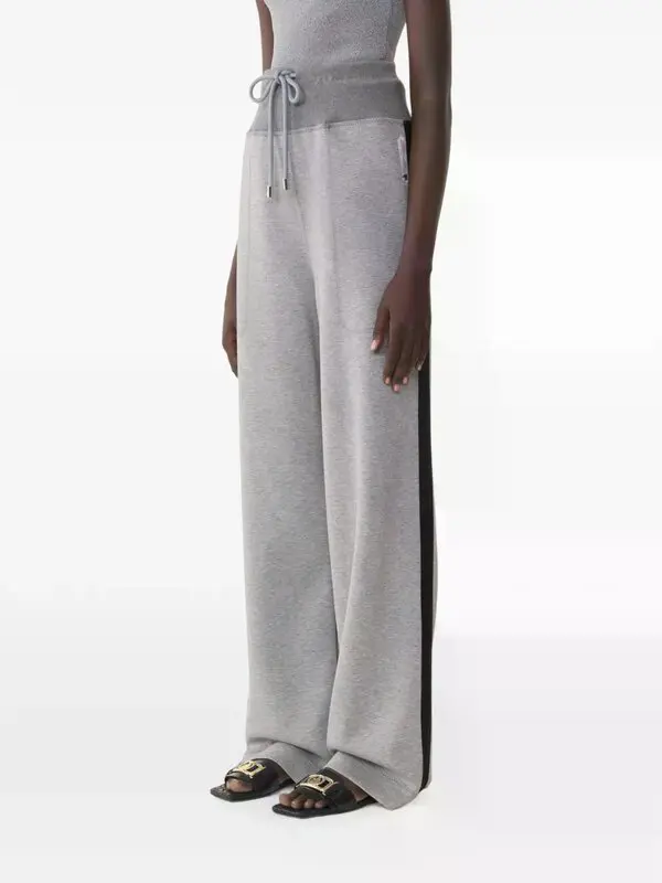 LANVIN Wide Jogging Suit In Double-faced Jersey - Grey