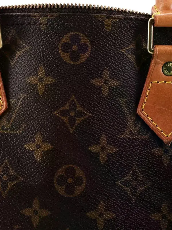 LOUIS VUITTON Speedy Handbag Monogram Canvas 30 Satchel - Brown