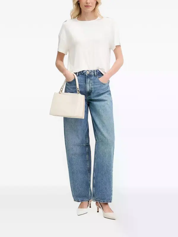 GAUDI Cinched-back Wide-leg Jeans - Blue