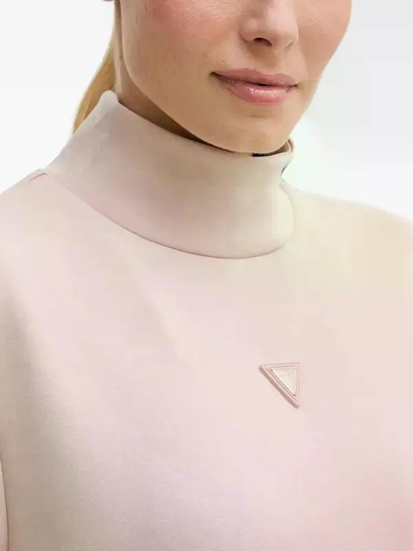 Guess Olympe Logo-plaque High-neck Sweater