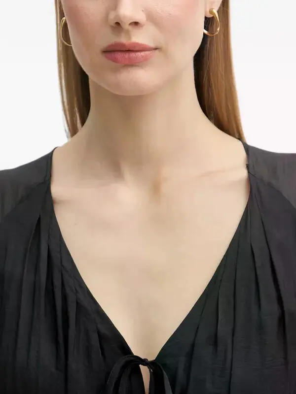 GAUDI Sleeveless Tiered Maxi Dress With V-neck