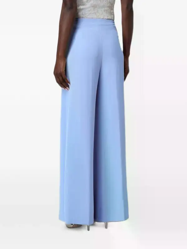 HANITA Crêpe Wide-leg Trousers