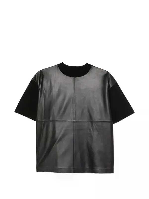Max Mara Mstsegale Short-sleeve Leather T-shirt