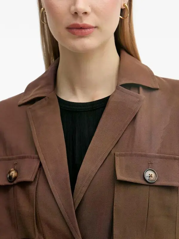 GAUDI Belted Multi-pocket Jacket