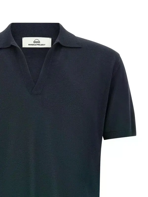 RIVIERA Open Collar Polo Shirt