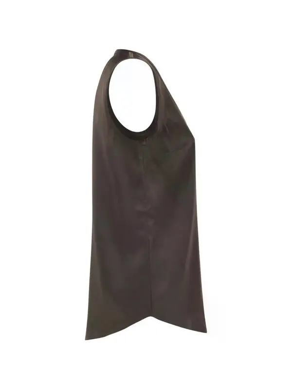 Brunello Cucinelli Reversible Silk-satin Top
