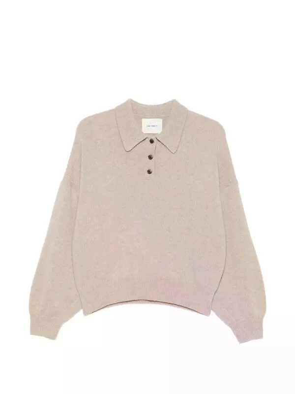 LISA YANG Button-fastening Polo Shirt - Neutrals