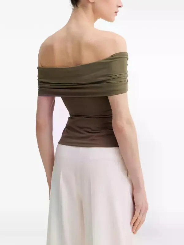 Bardot Martina Off-shoulder Ruched Top