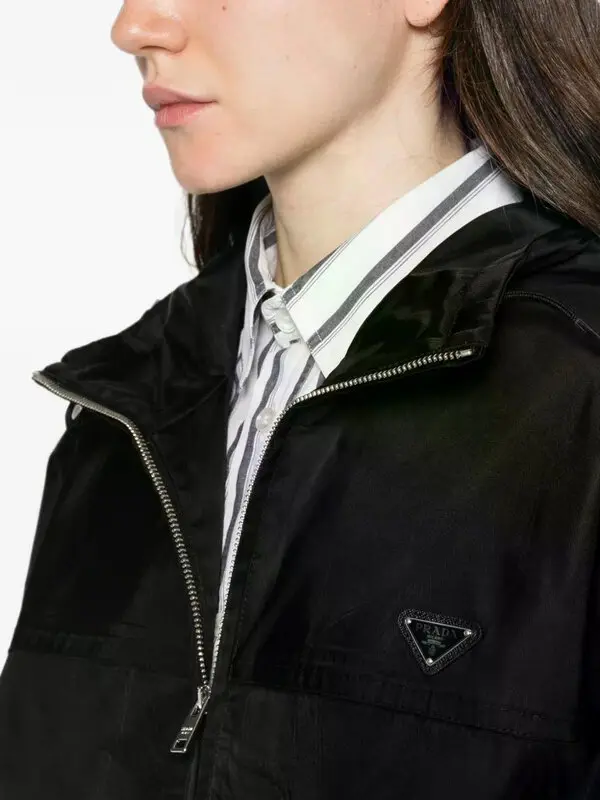 Prada Re-nylon Drawstring Coat