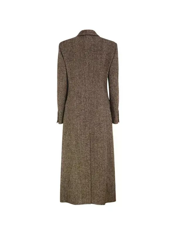 Brunello Cucinelli Double-breasted Herringbone Coat