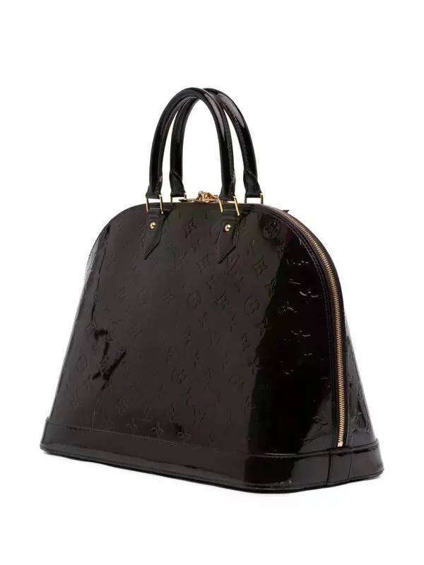 LOUIS VUITTON 2008 Monogram Vernis Alma Gm Handbag - Purple
