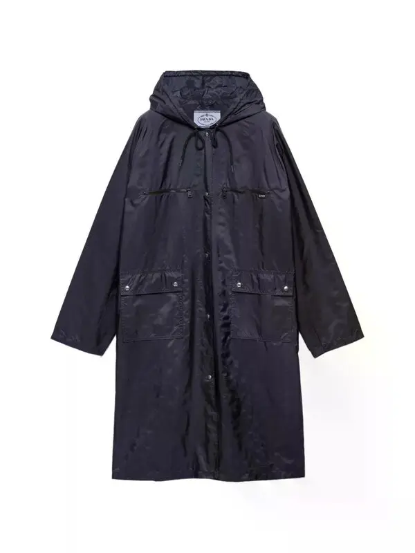Prada Lightweight Re-nylon Raincoat - Blue