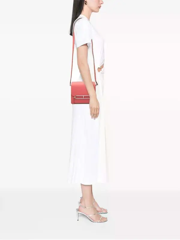 Hermès Evercolor Sac Roulis 18 Crossbody Bag - Pink