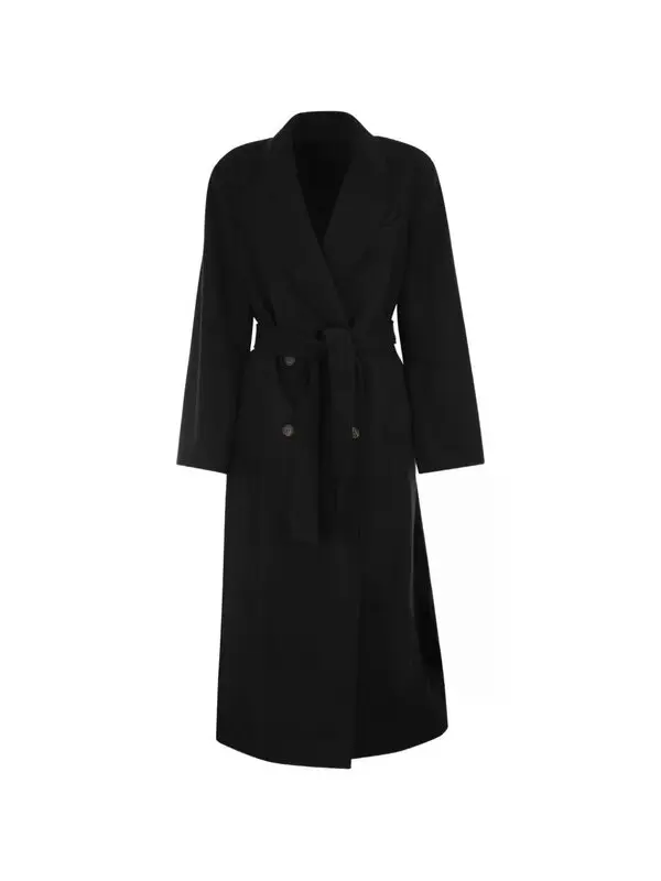 Brunello Cucinelli Double-breasted Belted Coat