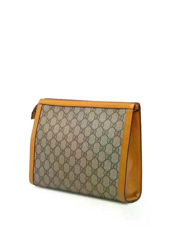 Gucci Gg Supreme Teddy Bear Clutch Bag