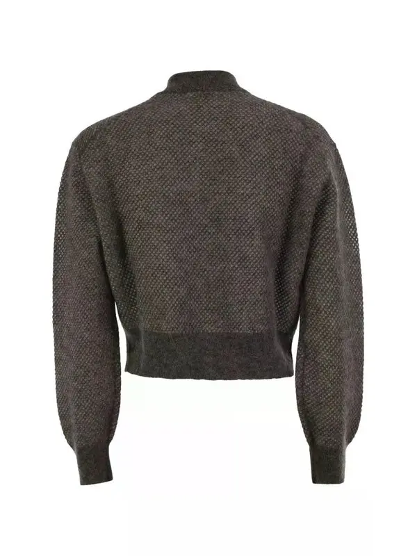 Brunello Cucinelli Openwork Shimmering Cardigan