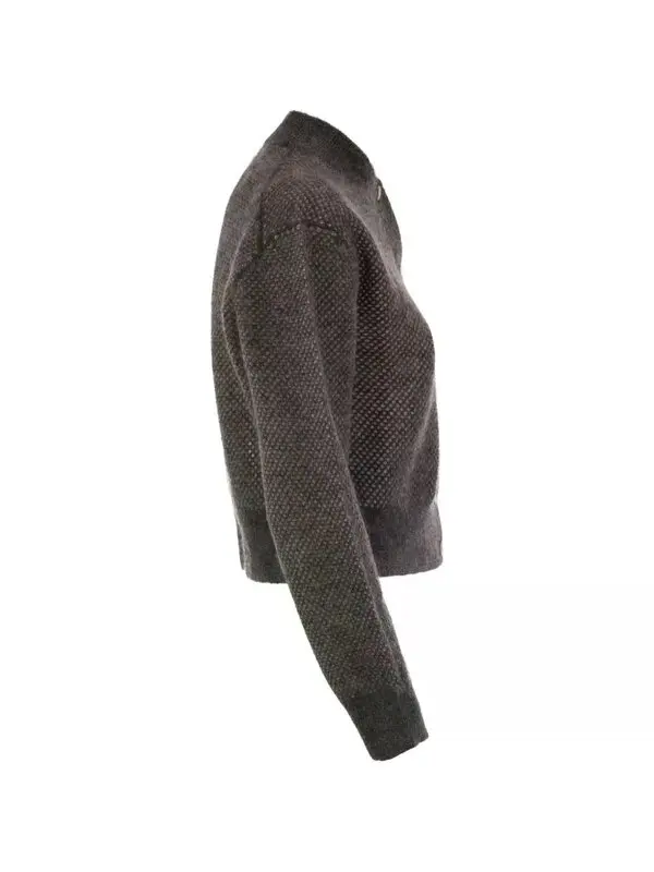 Brunello Cucinelli Openwork Shimmering Cardigan