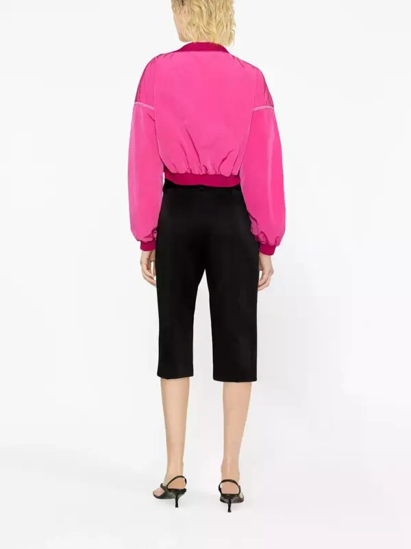 TOM FORD Logo-print Cropped Bomber Jacket